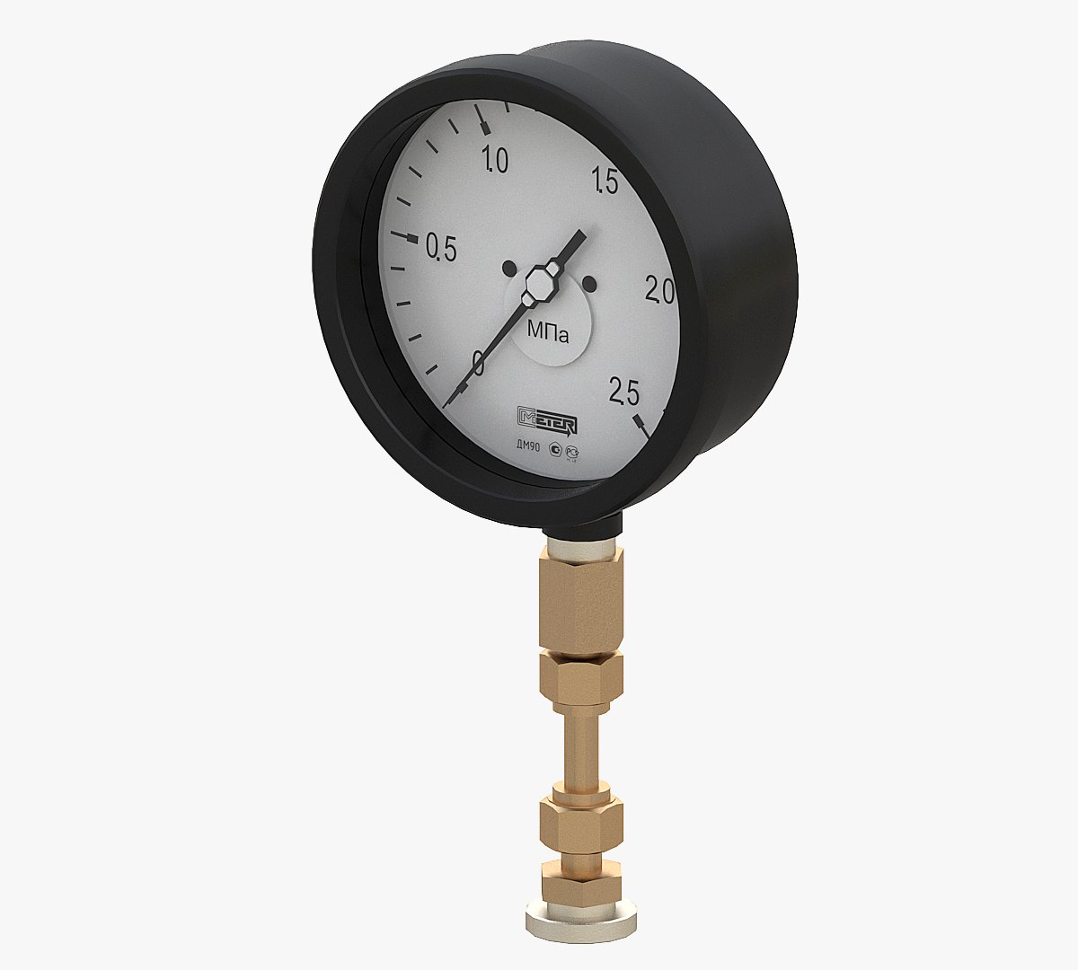 3D Manometer Meter Model - TurboSquid 1202538