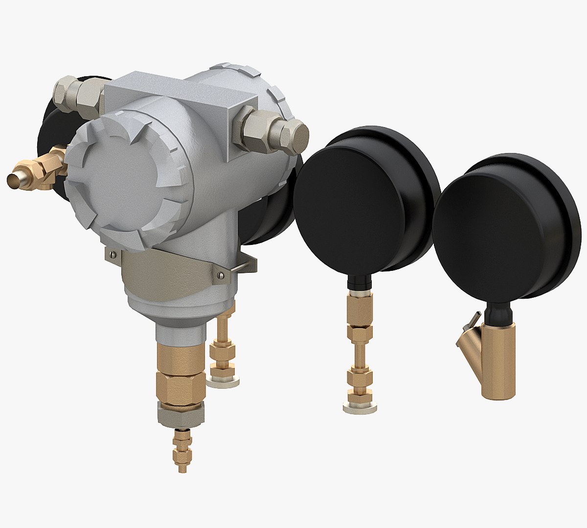 3D Manometer Meter Model - TurboSquid 1202538