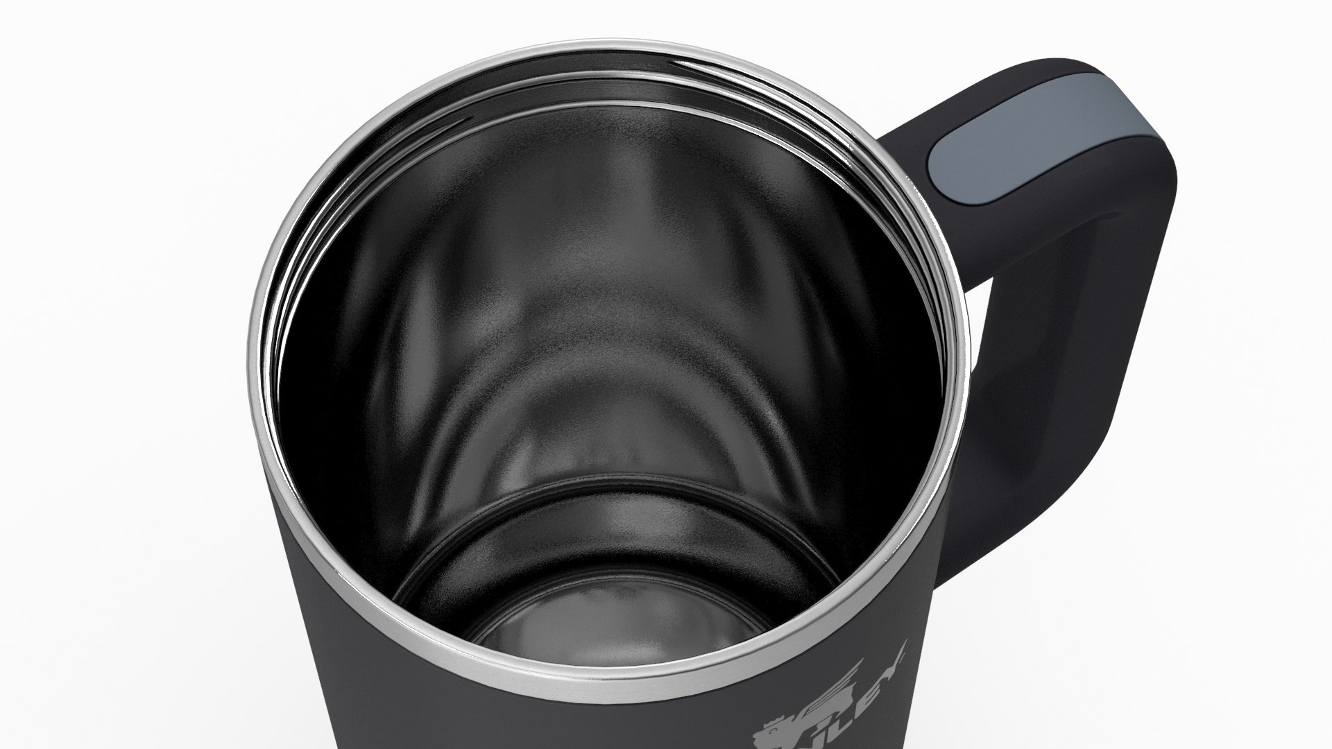 Stanley Insulated Travel Mug Black Open 3D Model - TurboSquid 2231259