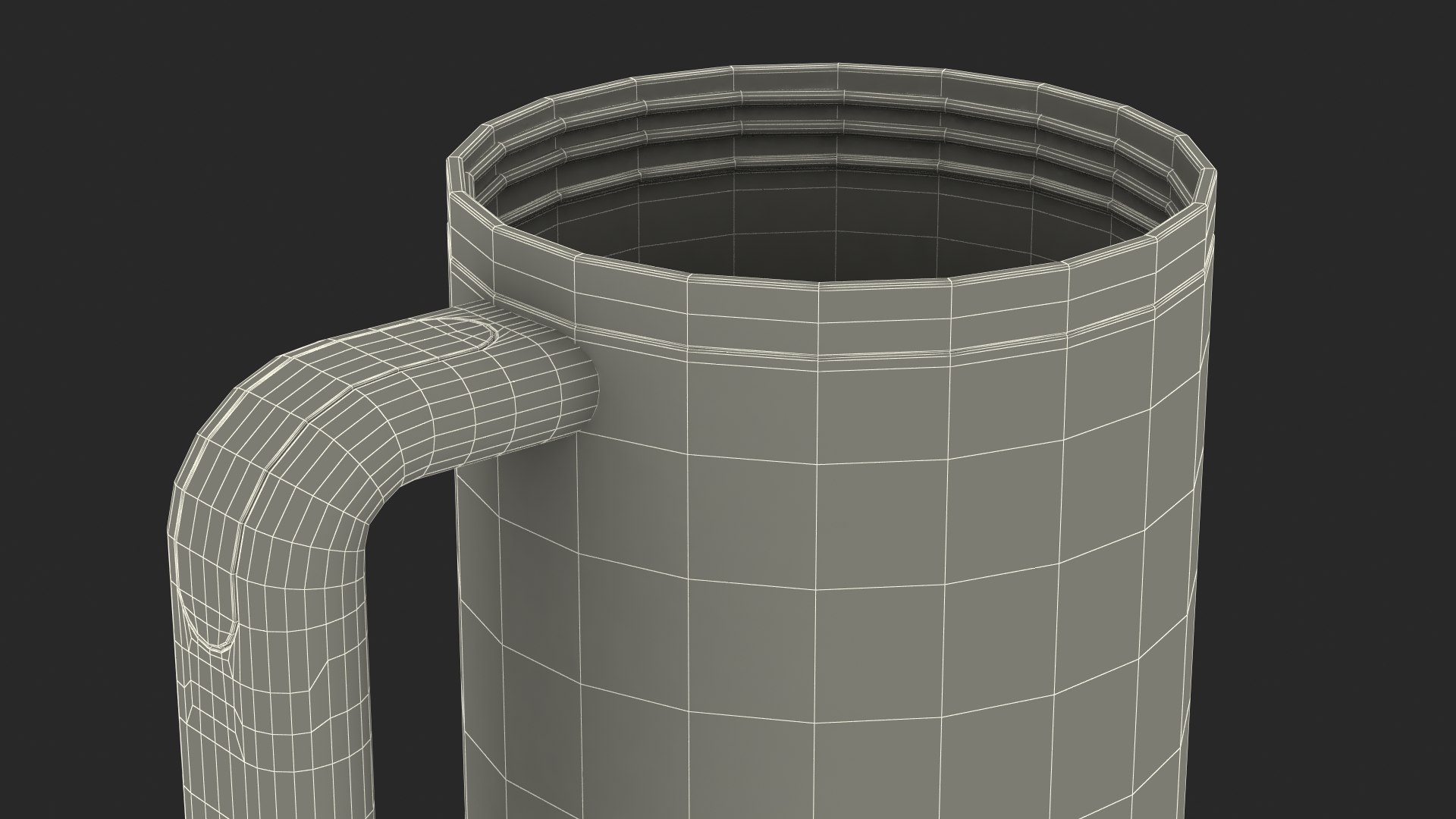 Stanley Insulated Travel Mug Black Open 3D Model - TurboSquid 2231259