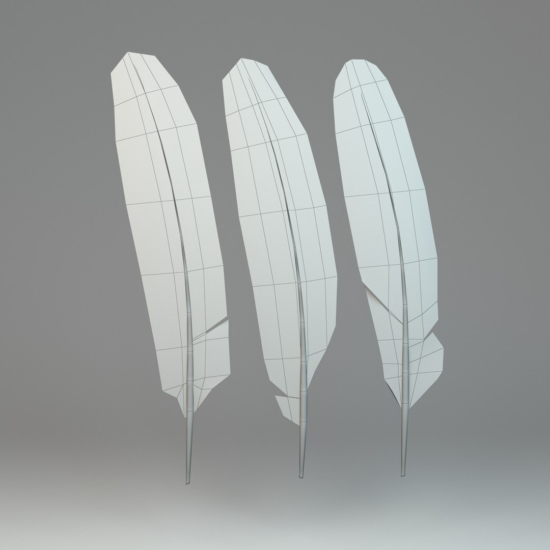 3D Feathers - TurboSquid 1343315