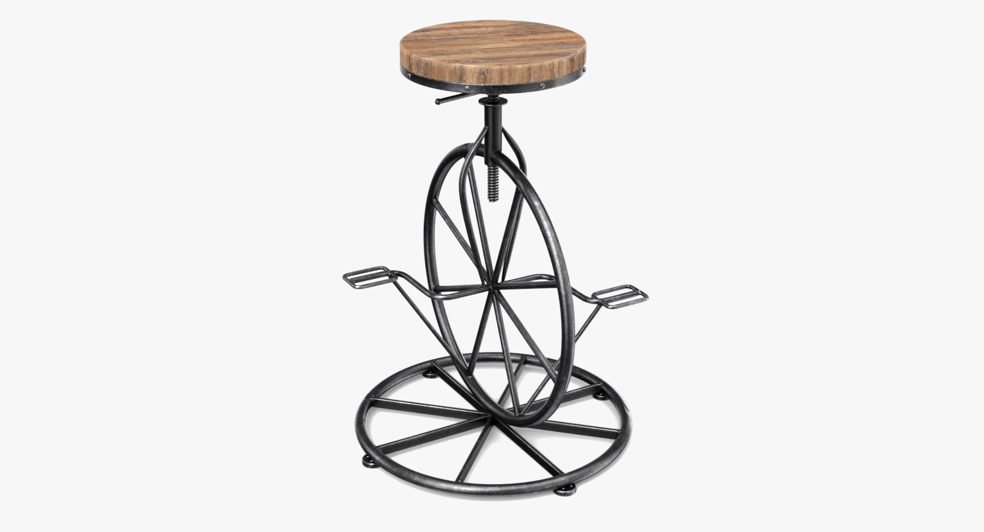 3D Bicycle Wheel Bar Stool Model - TurboSquid 1326487