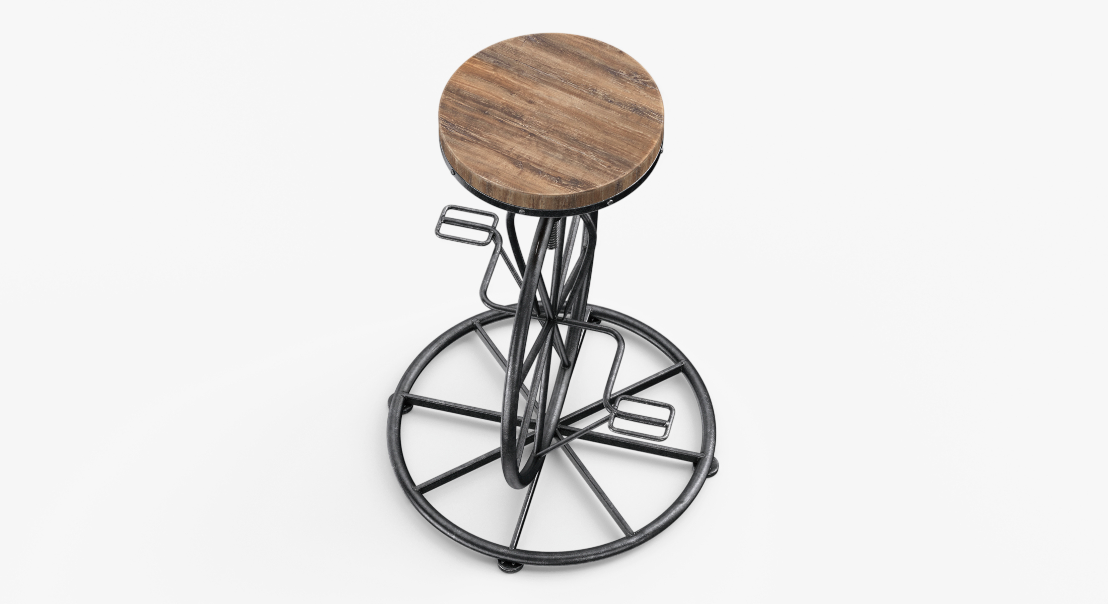 3D bicycle wheel bar stool model - TurboSquid 1326487