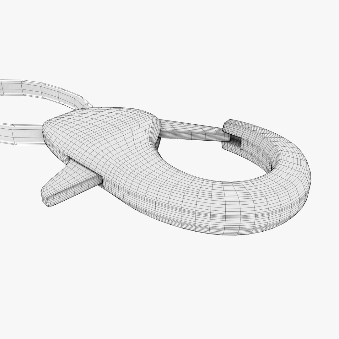 3d Heart Necklace Model