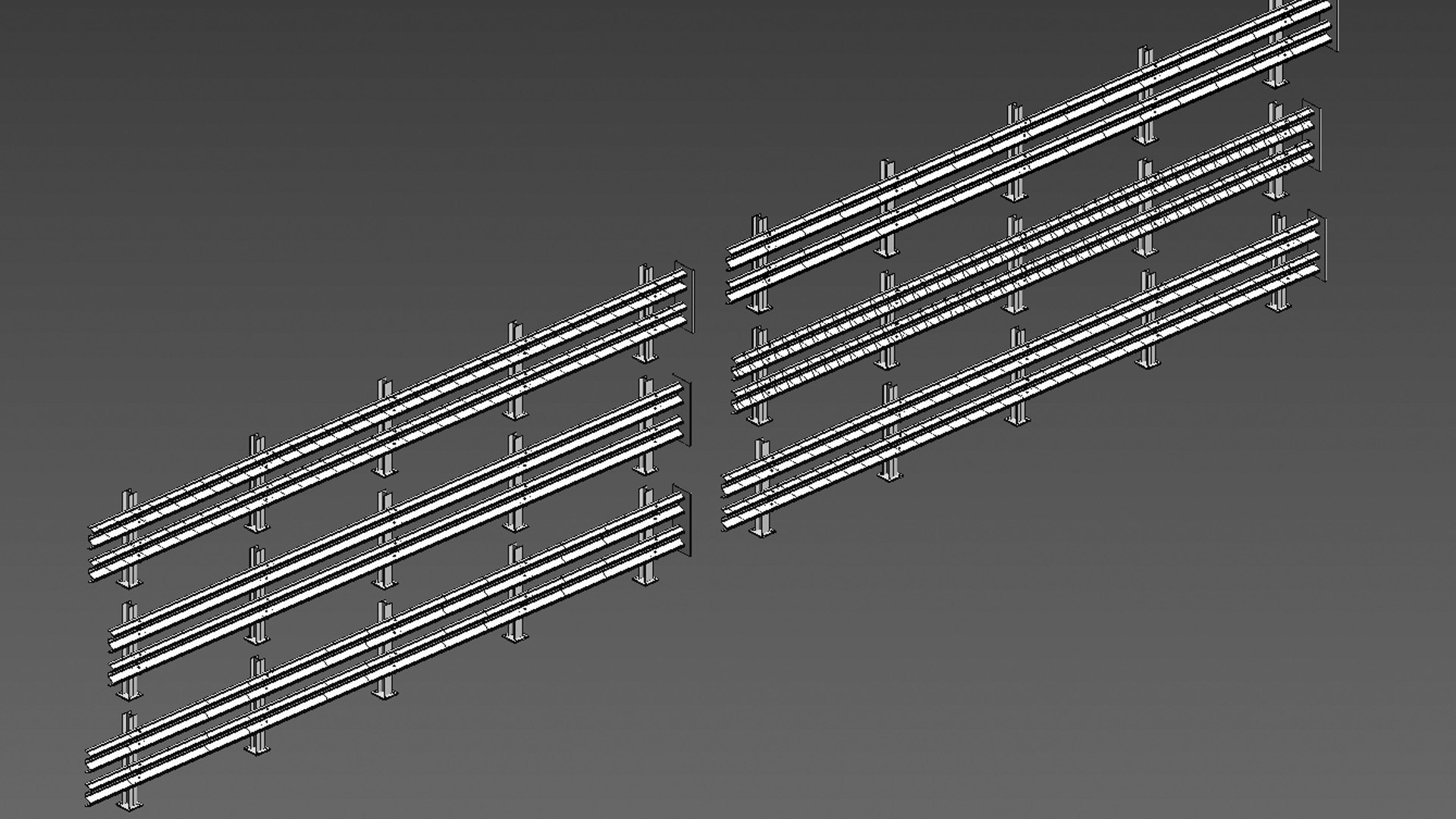 3D Road Fence Kit 3D Model VR AR Low-poly 3d Model - TurboSquid 2383549