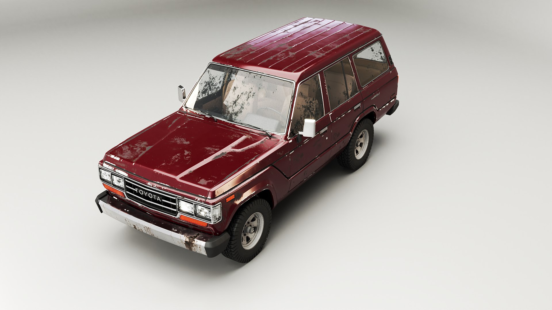 3D Toyota Land Cruiser J60 1980-1990 Facelift Aged - TurboSquid 2410265