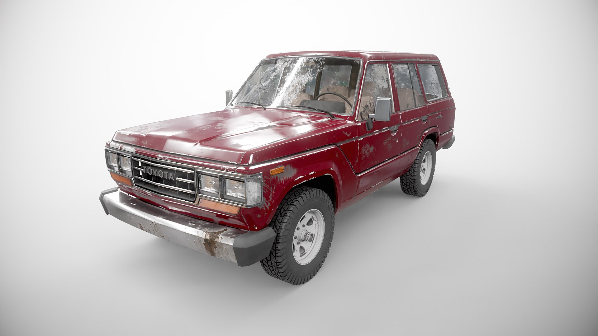 3D Toyota Land Cruiser J60 1980-1990 Facelift Aged - TurboSquid 2410265