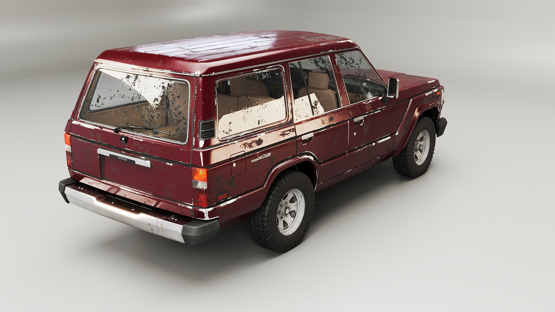 3D Toyota Land Cruiser J60 1980-1990 Facelift Aged - TurboSquid 2410265
