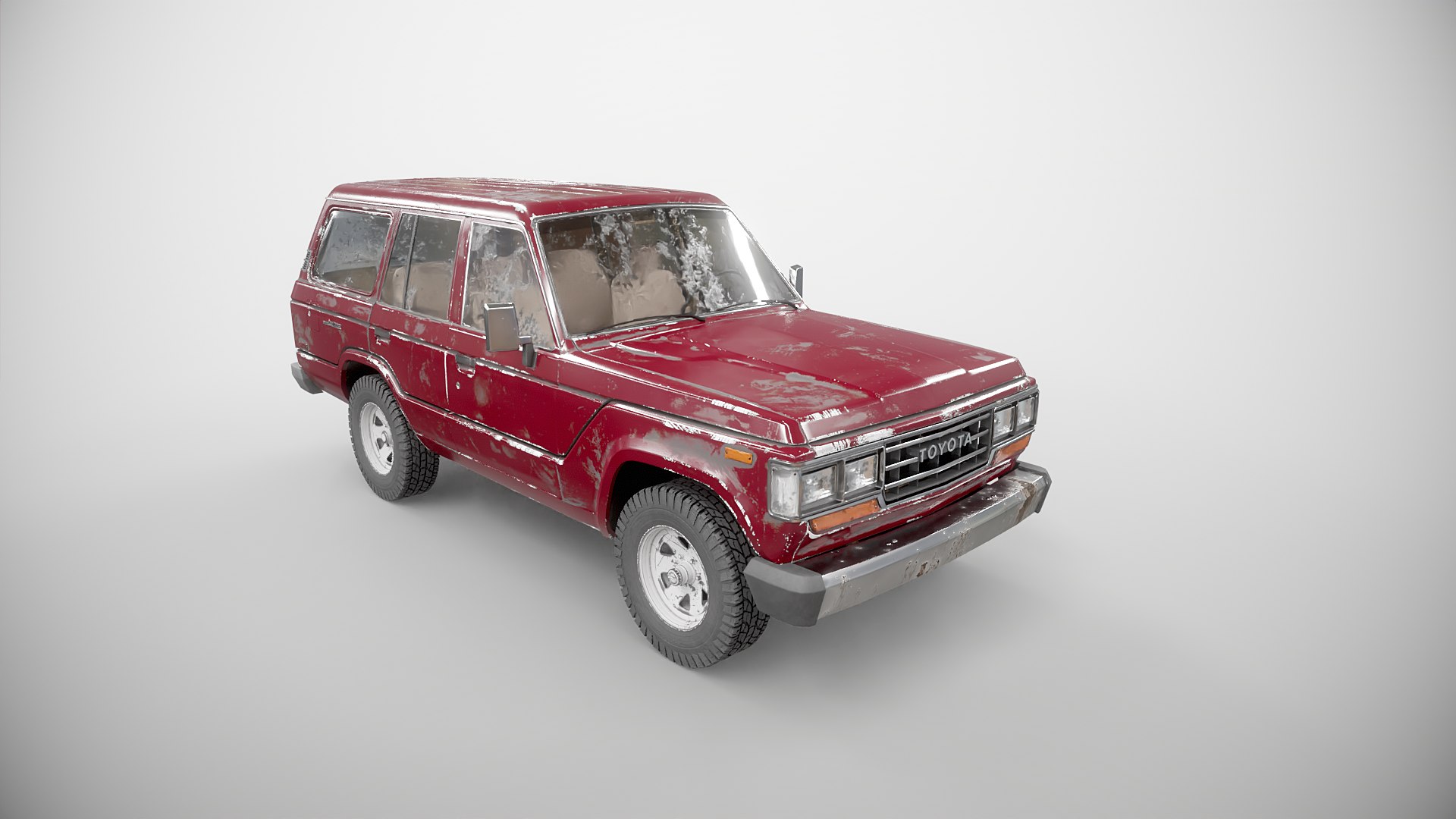 3D Toyota Land Cruiser J60 1980-1990 Facelift Aged - TurboSquid 2410265