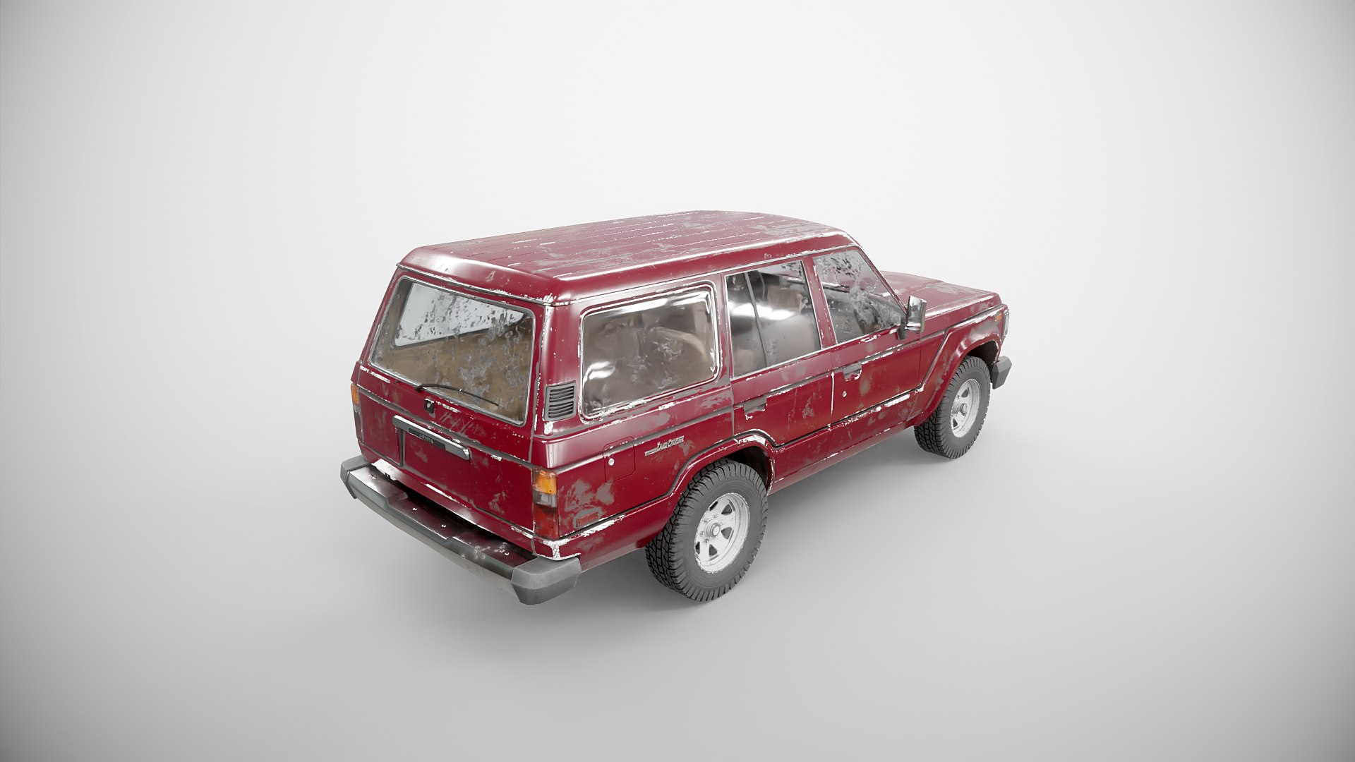 3D Toyota Land Cruiser J60 1980-1990 Facelift Aged - TurboSquid 2410265