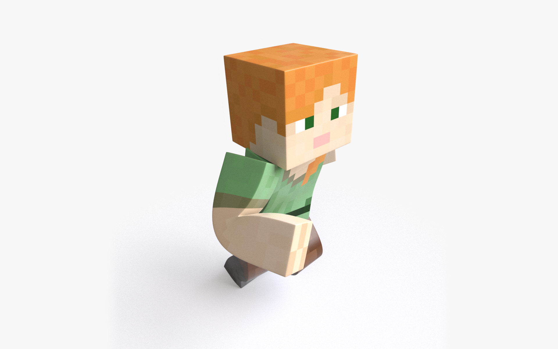 Alex Minecraft - Mixamo Animatable - Vray-Arnold3D模型 - TurboSquid 1827873