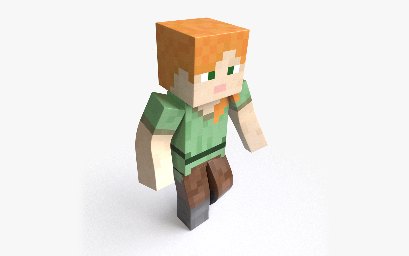 3D Alex Minecraft - Mixamo Animatable - Vray-Arnold Model - TurboSquid ...