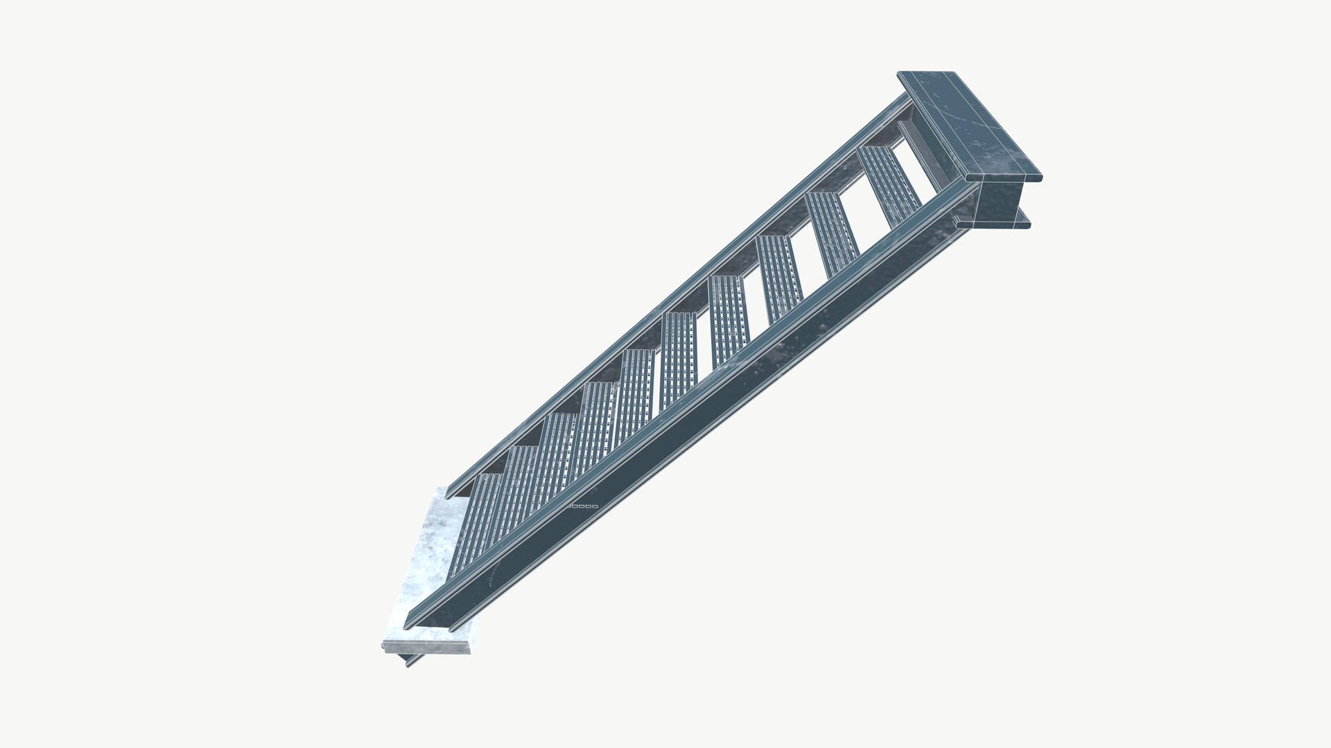 3D Stair Case Ladder Model - TurboSquid 2279917