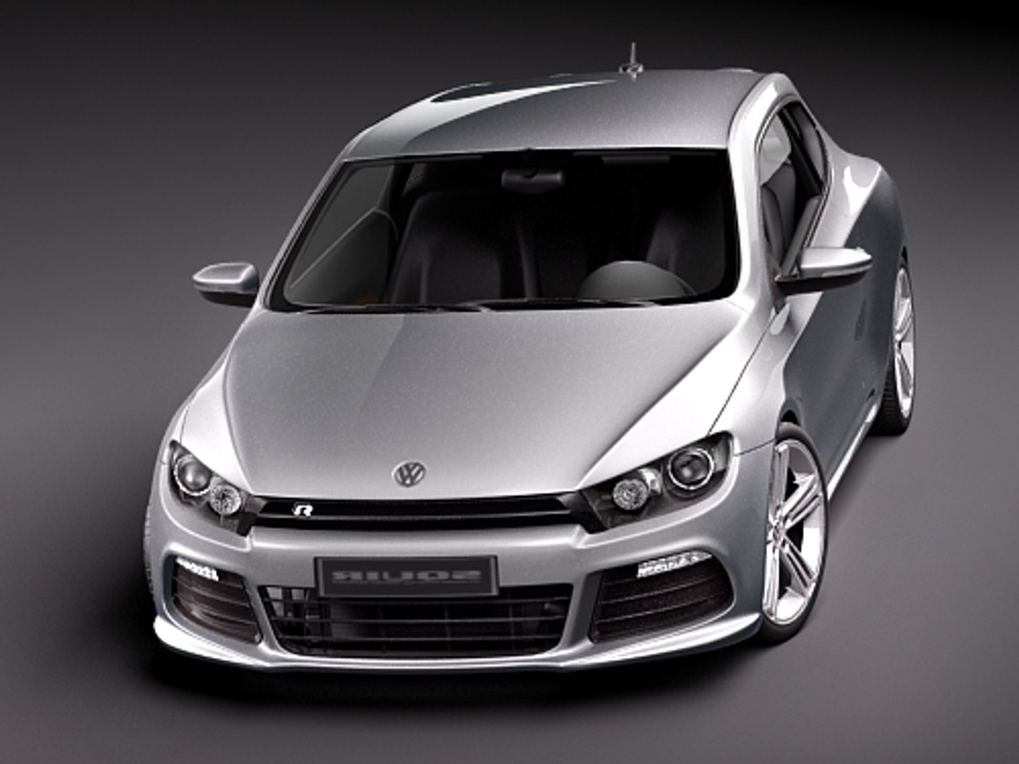 Volkswagen Scirocco R Tuning 3d Model