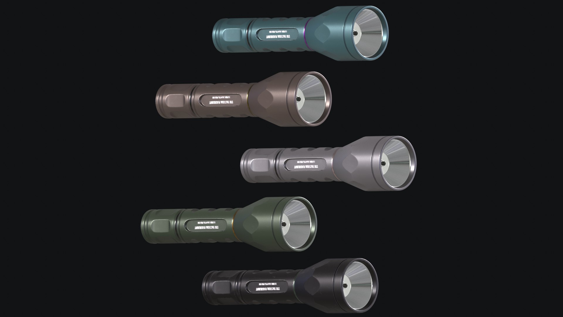 Tactical Flashlight Game Ready 3D Model - TurboSquid 2011508