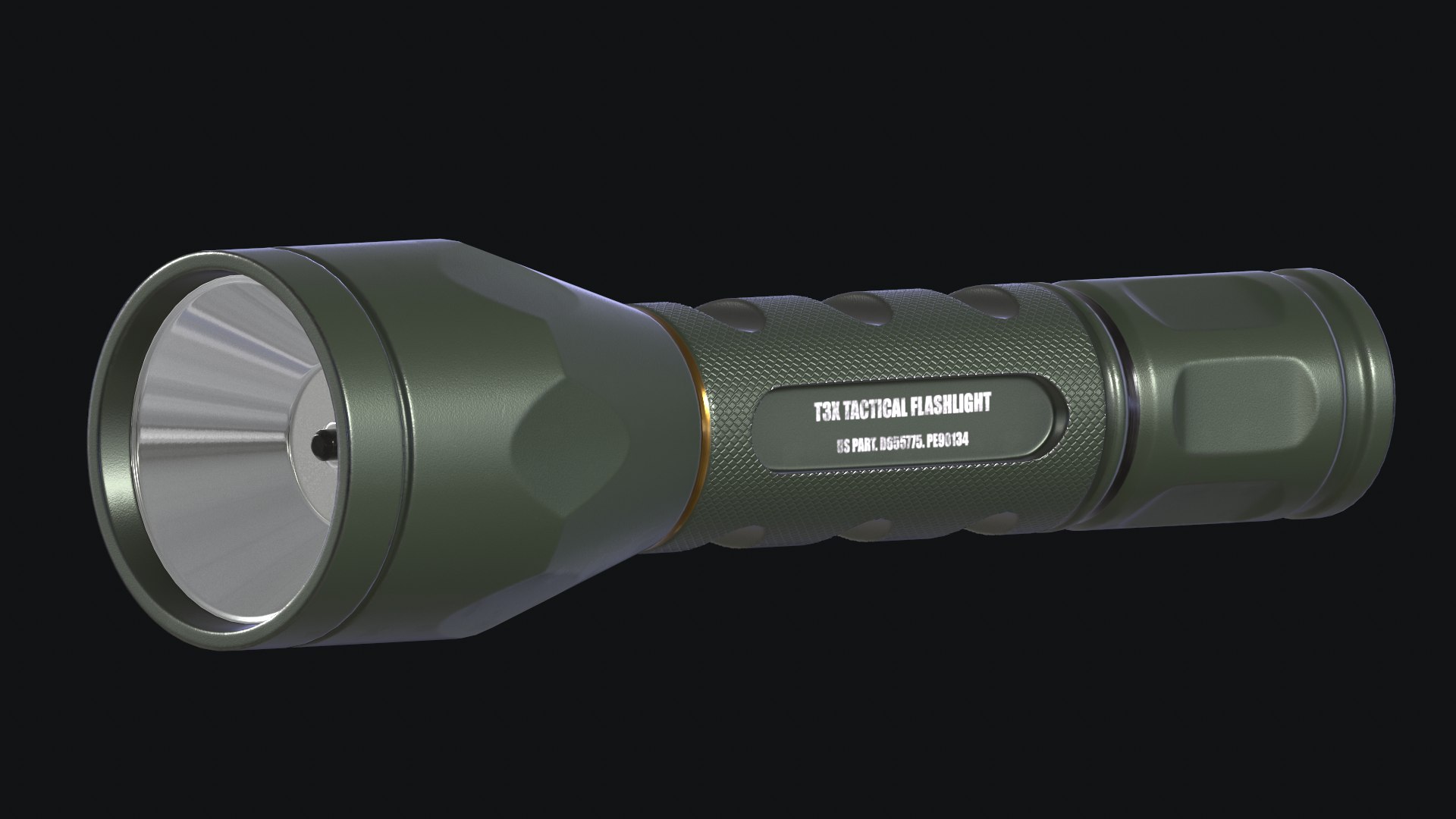 Tactical Flashlight Game Ready 3D Model - TurboSquid 2011508