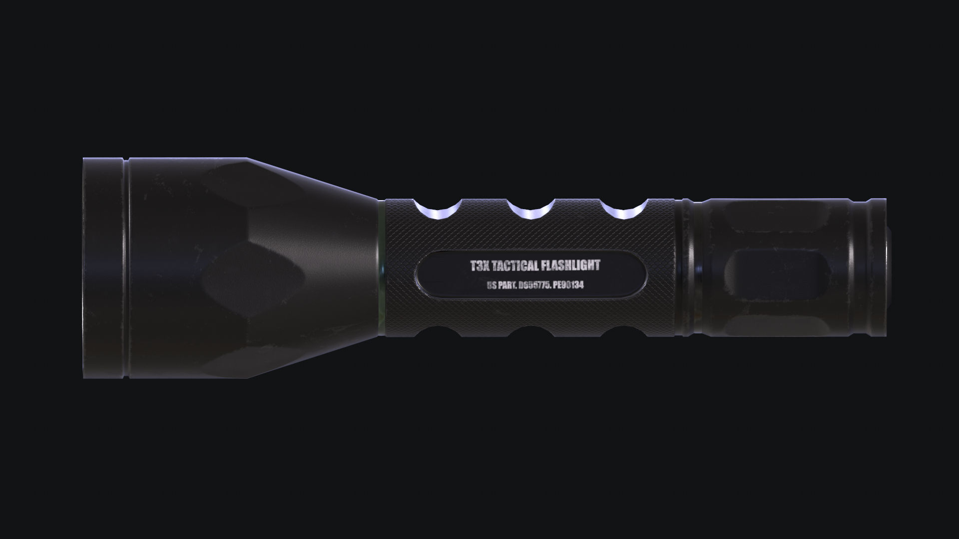 Tactical Flashlight Game Ready 3D Model - TurboSquid 2011508