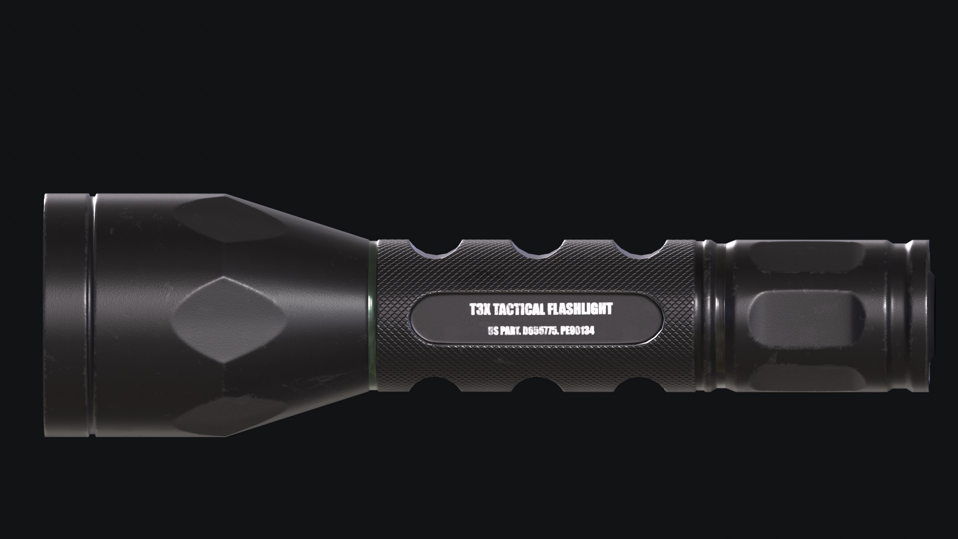 Tactical Flashlight Game Ready 3D Model - TurboSquid 2011508