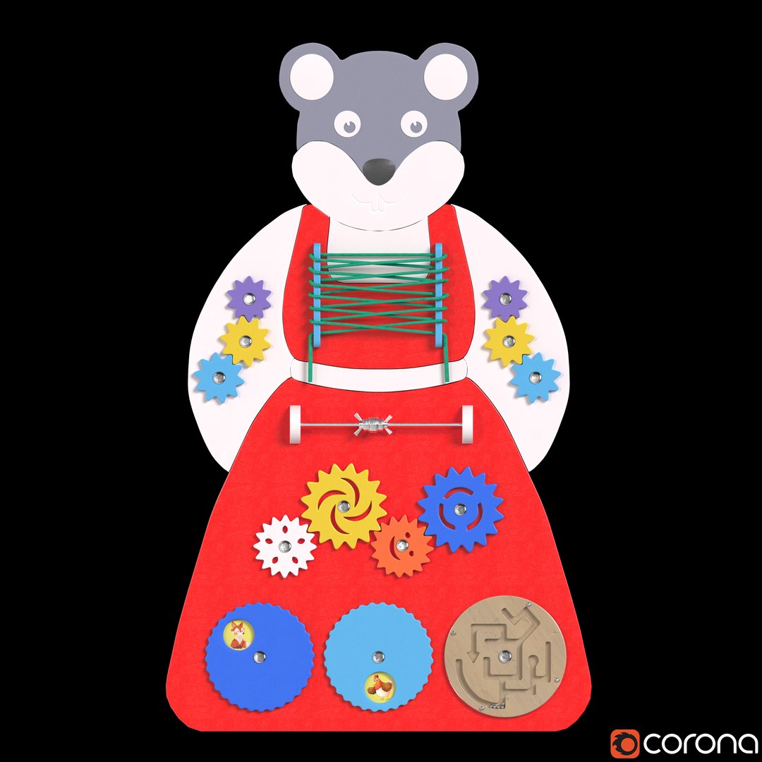 3D Busyboard-mouse model - TurboSquid 1948271