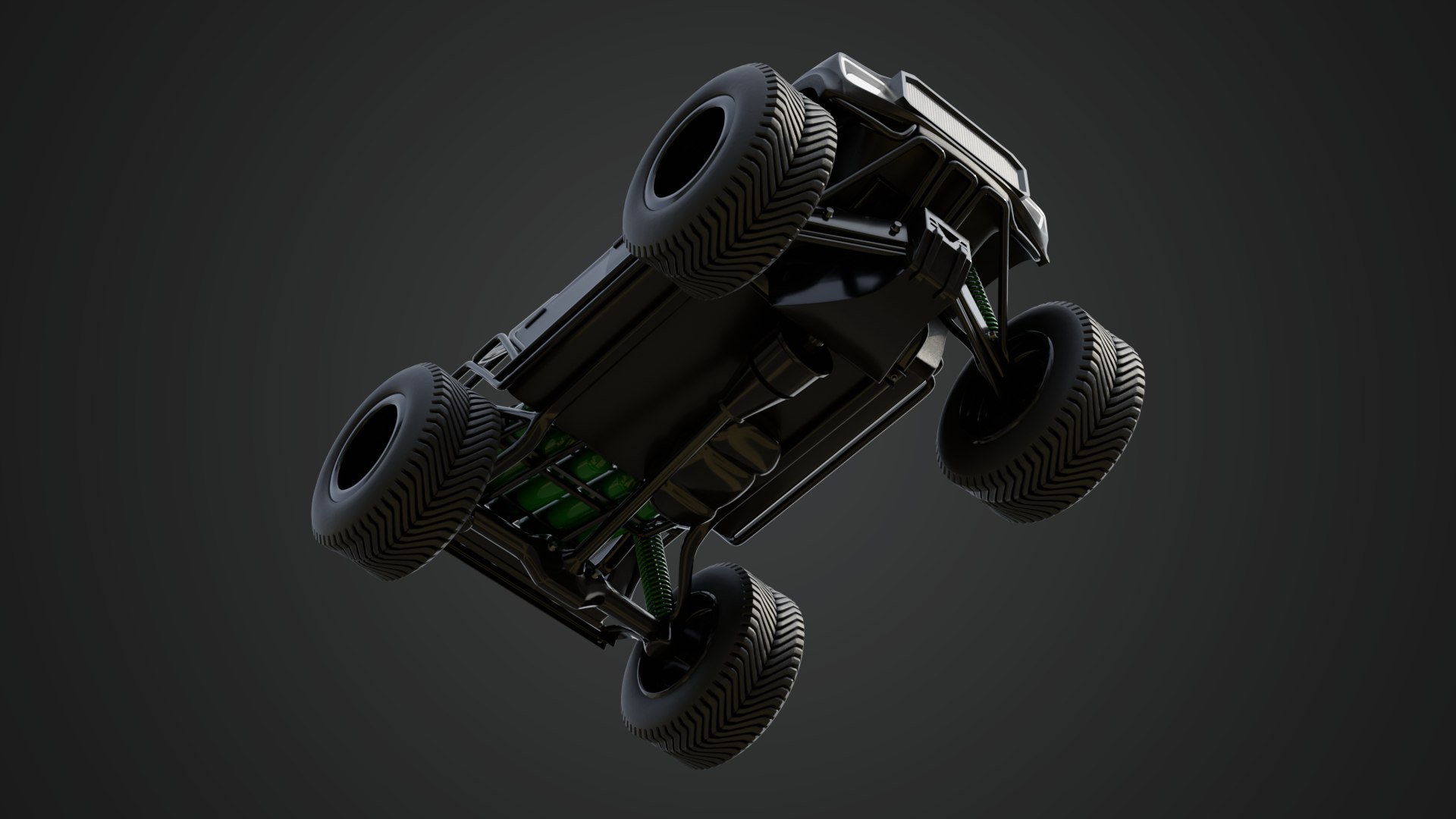 Black Matte Trophy Truck Model - TurboSquid 2290083