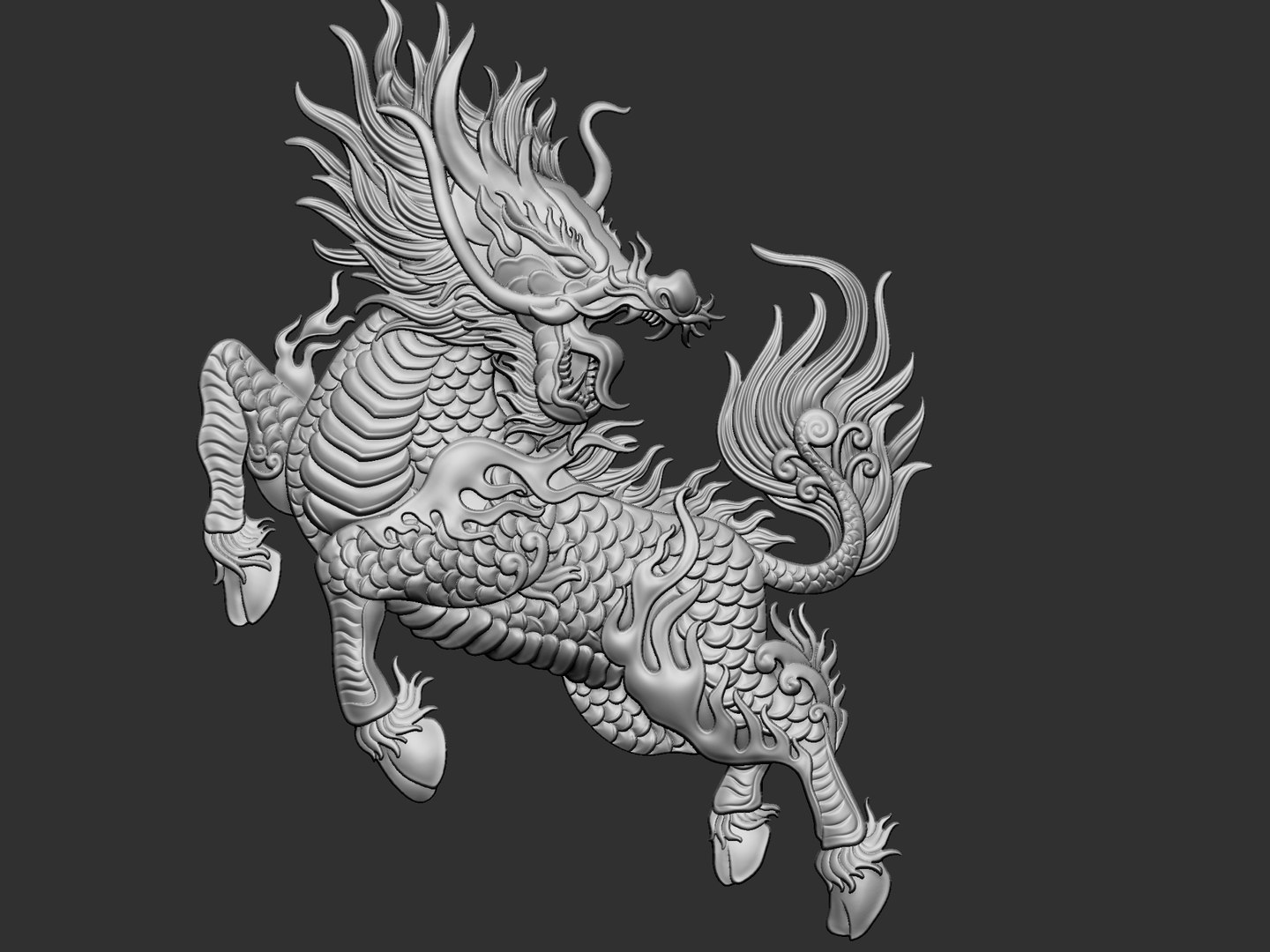 3D Kylin - TurboSquid 2178341