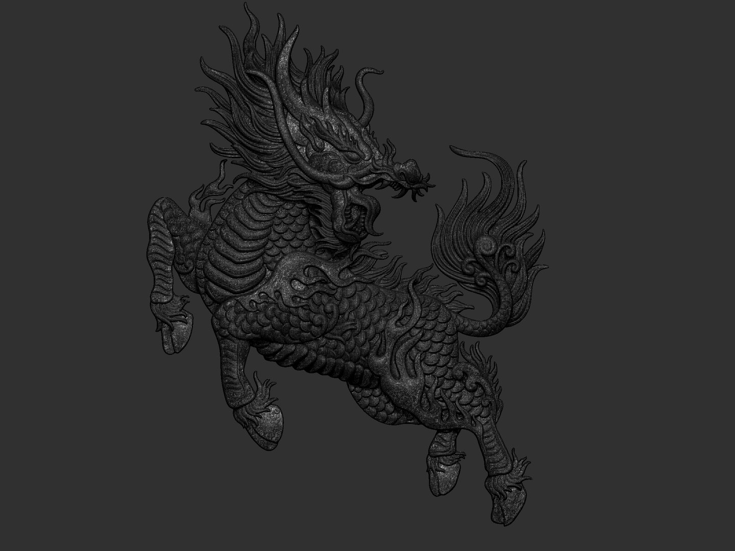 3D Kylin - TurboSquid 2178341