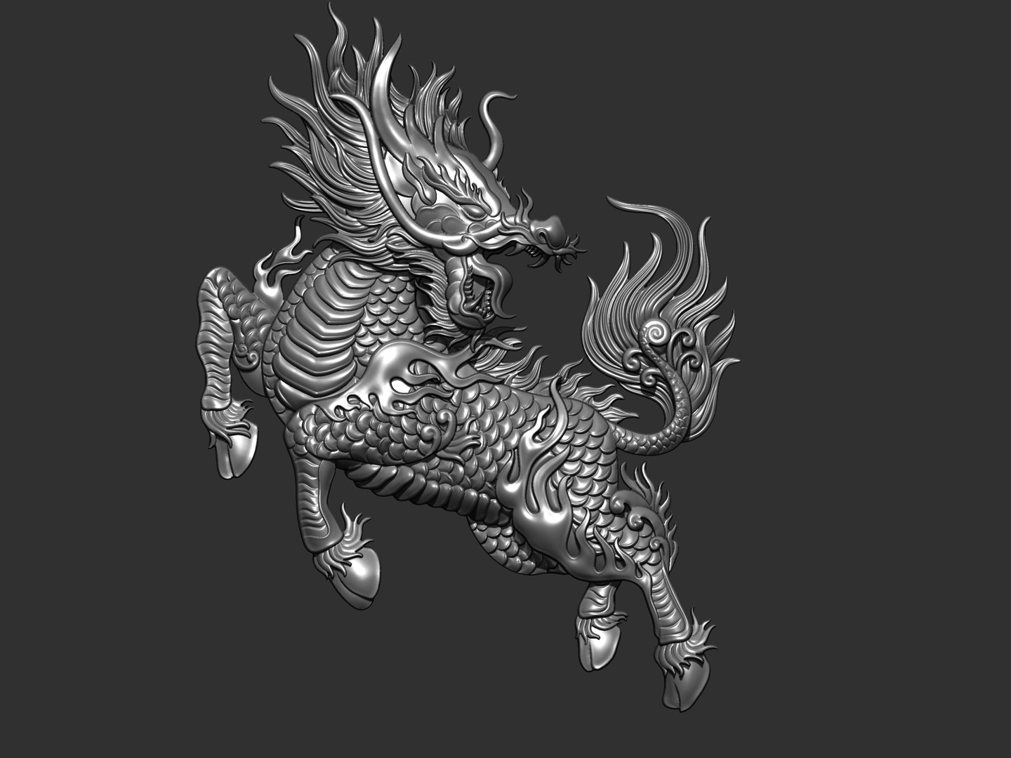 3D Kylin - TurboSquid 2178341