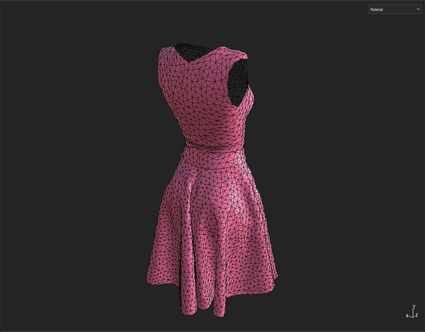 Woman Dress 3D Model - TurboSquid 2397903