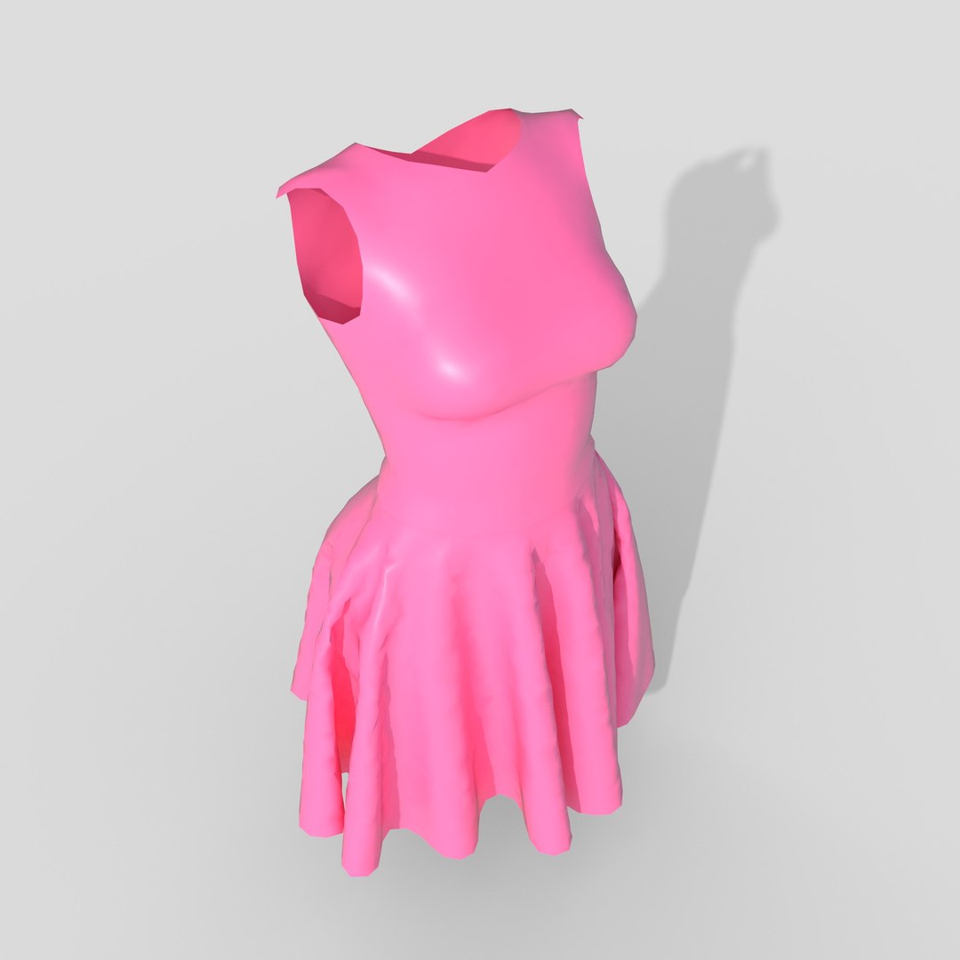 Woman Dress 3D Model - TurboSquid 2397903
