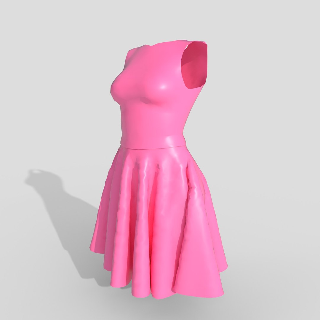 Woman Dress 3D Model - TurboSquid 2397903