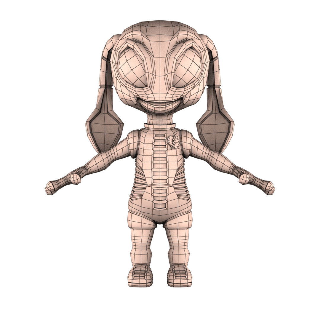 3d Max Alien Cartoon