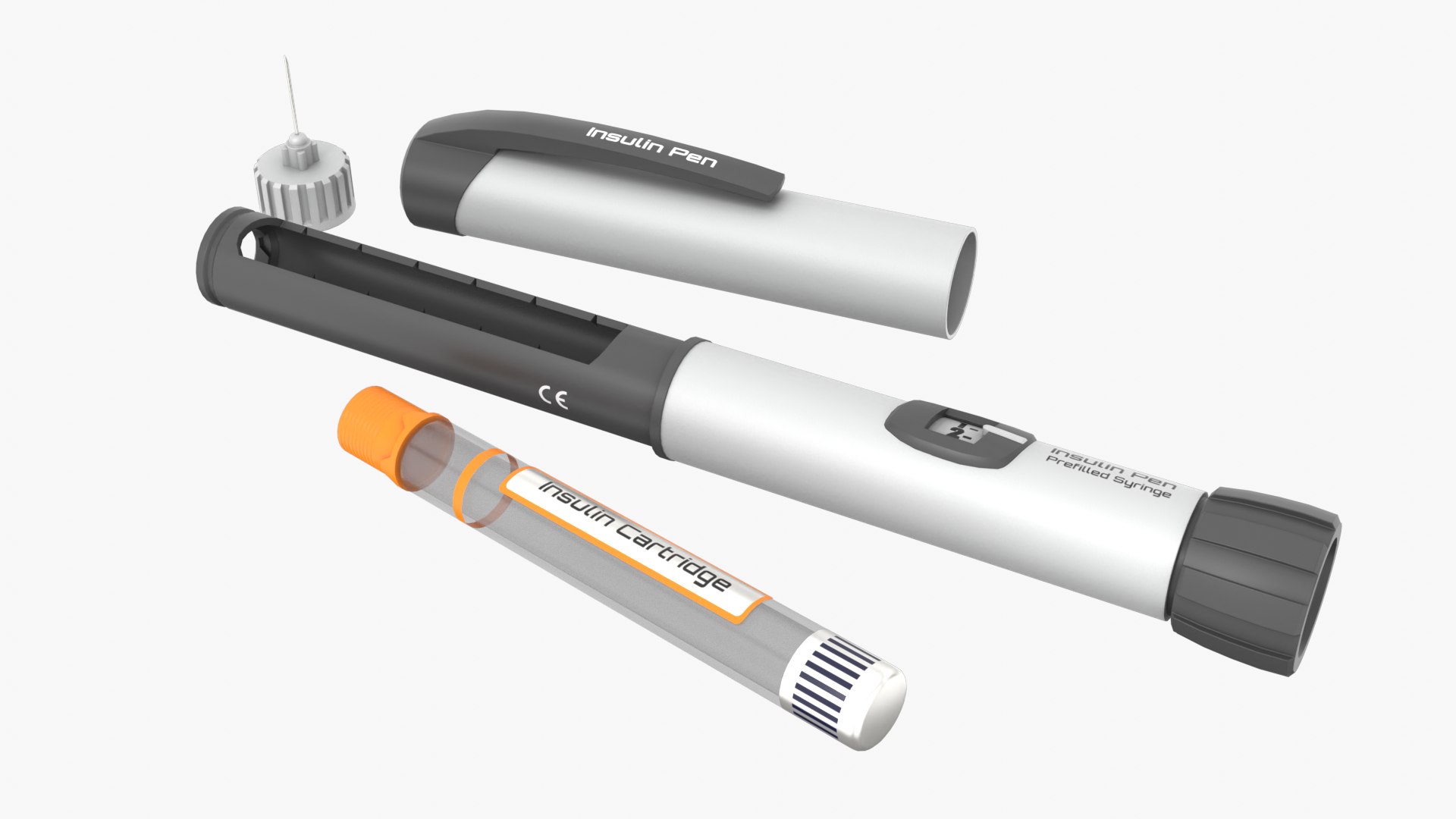Insulin Pen 3D model - TurboSquid 1953547