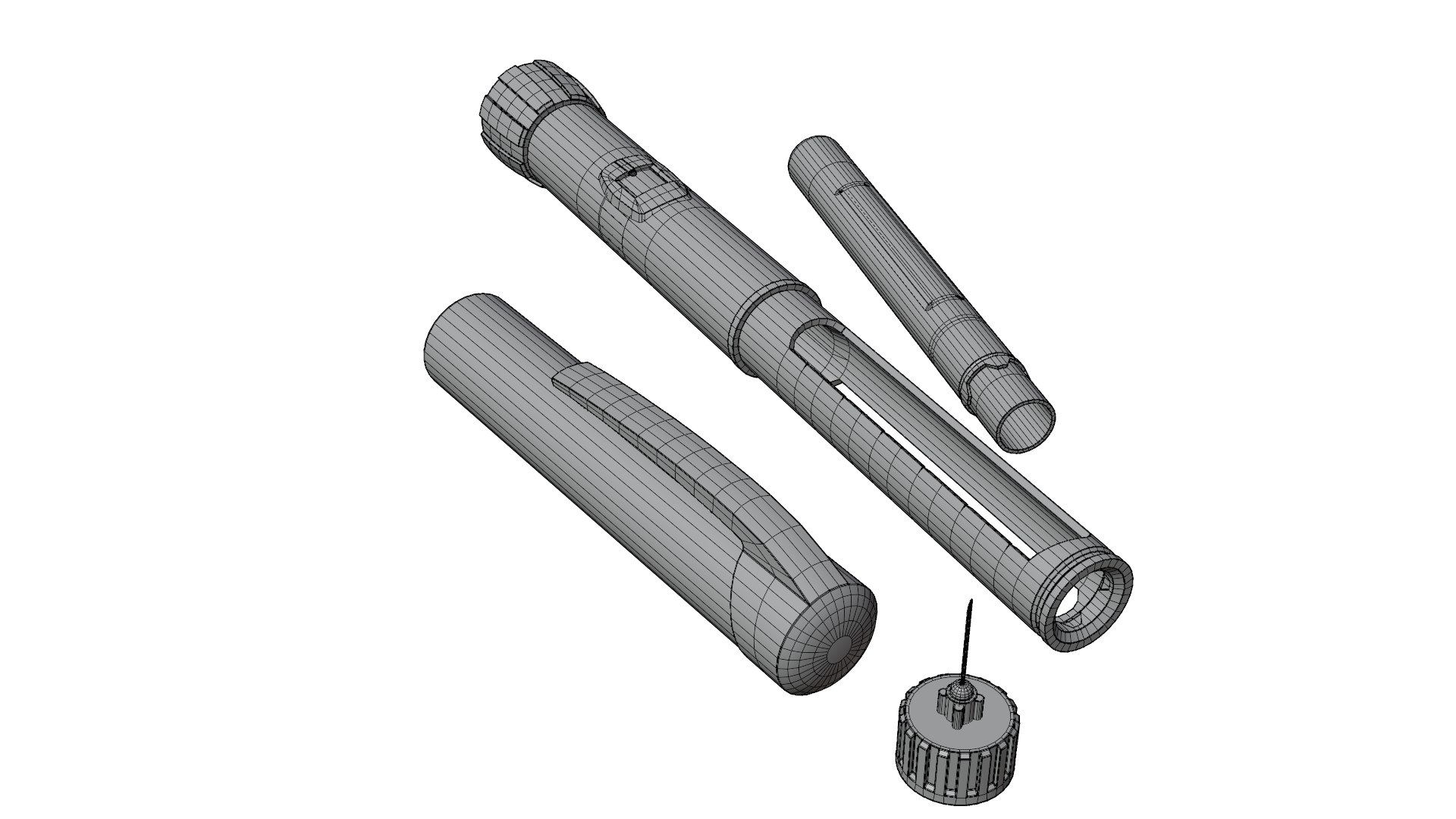 Insulin Pen 3D model - TurboSquid 1953547