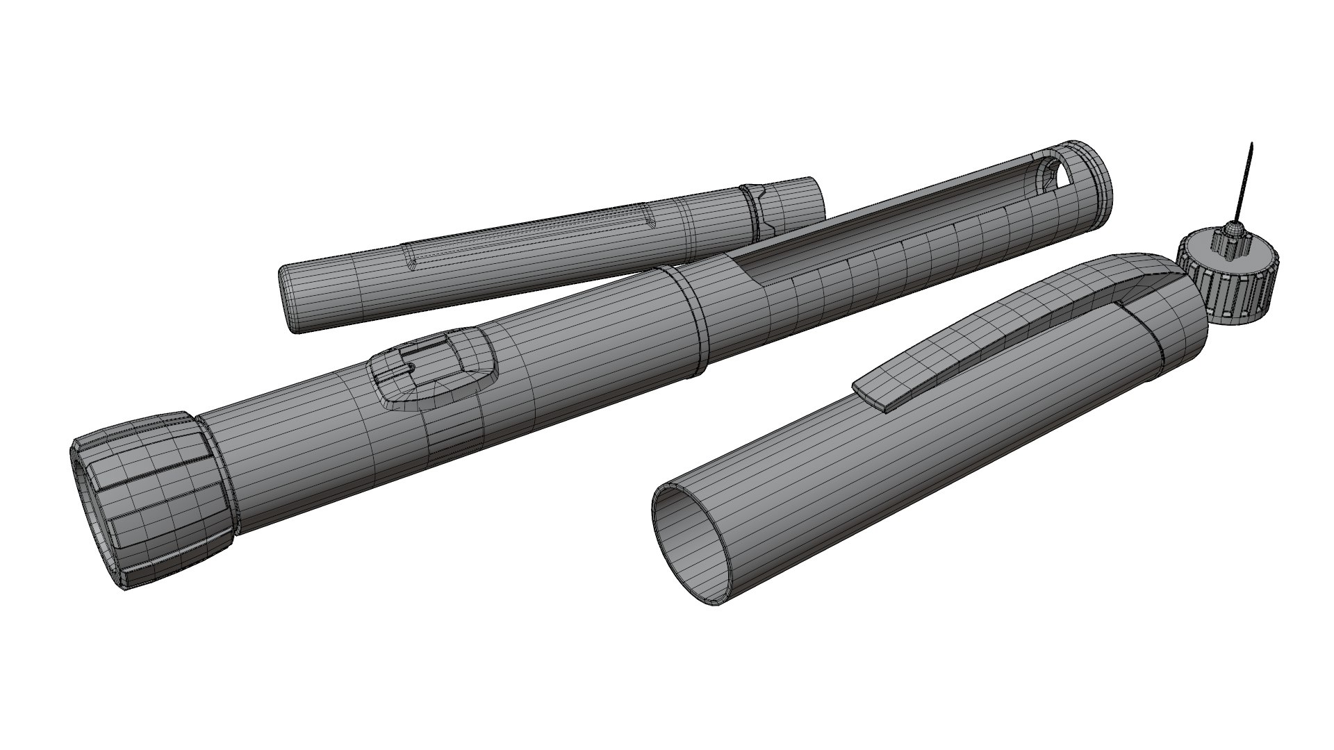 Insulin Pen 3D model - TurboSquid 1953547