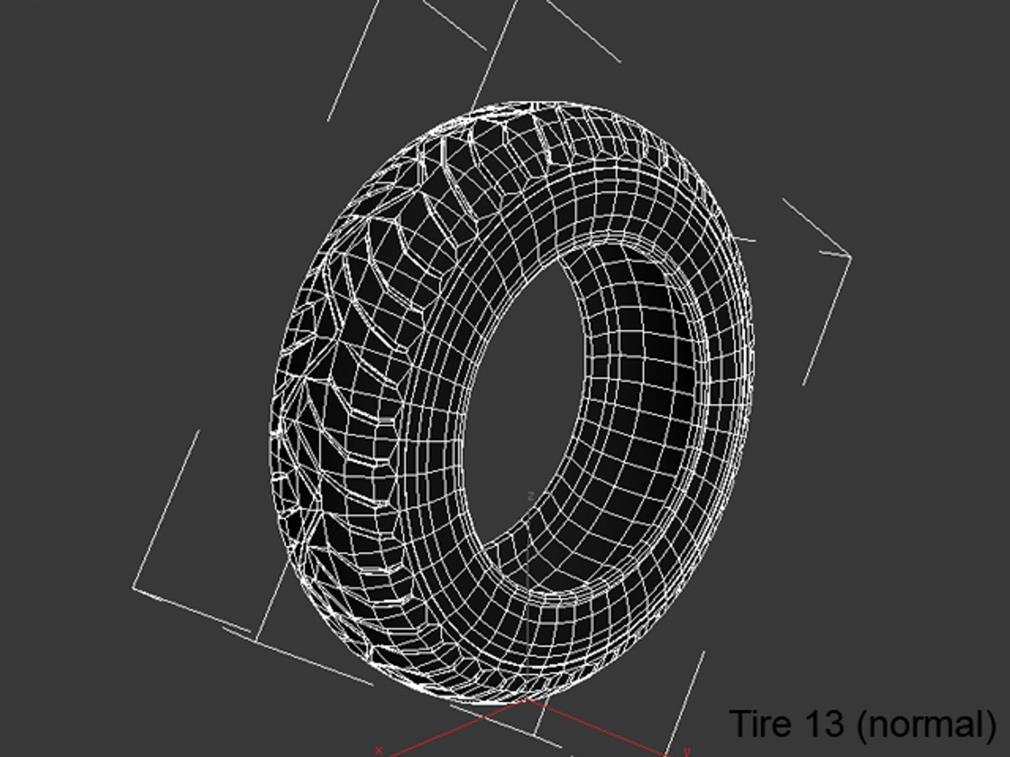 Tire 13 3d Model