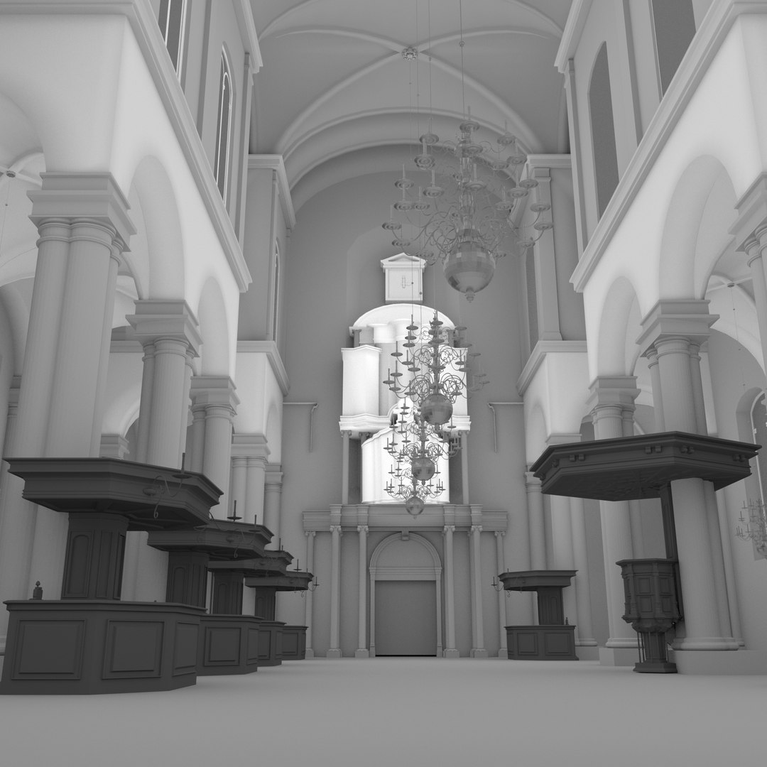 3D Westerkerk Church Model - TurboSquid 1328653