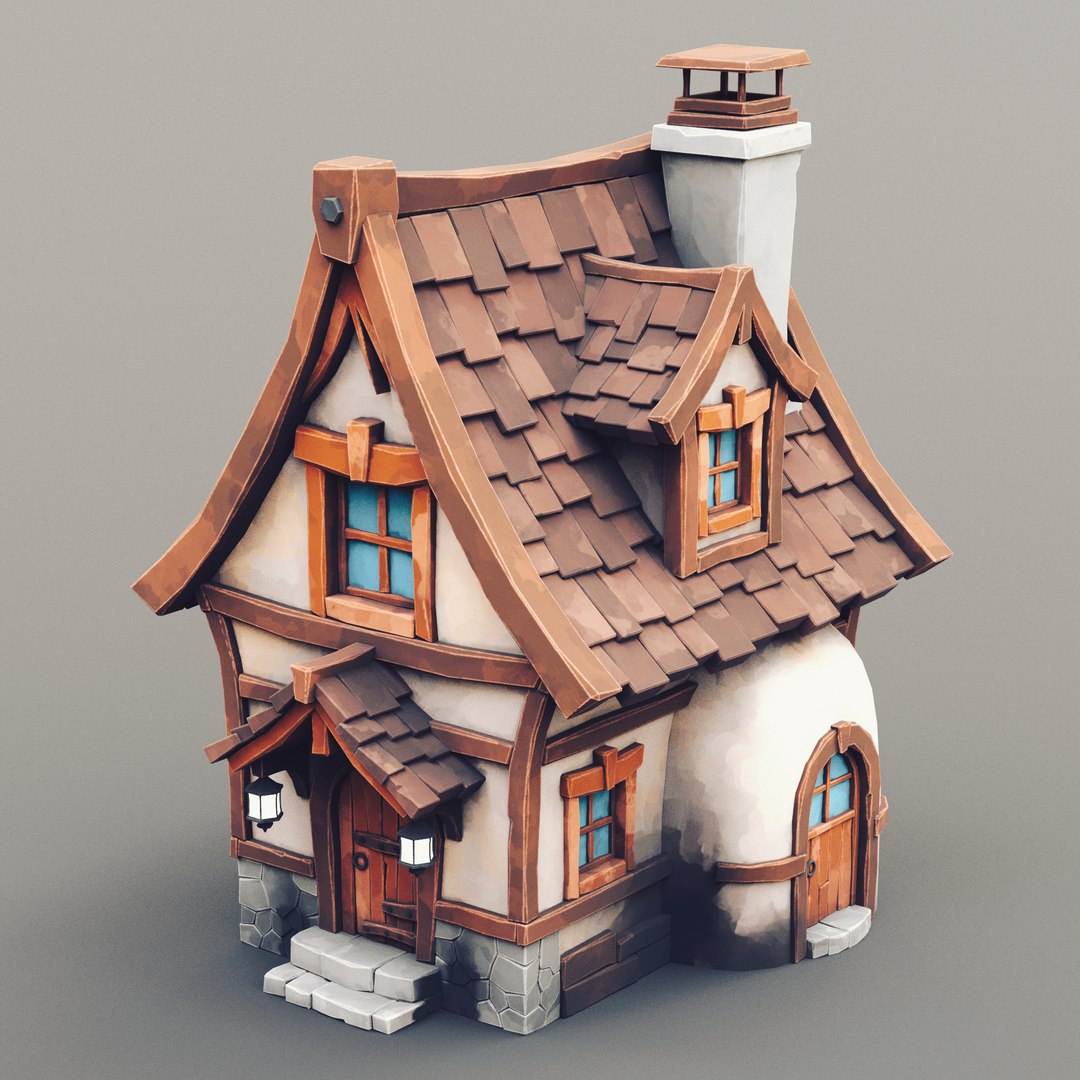 Small Cottage 07 3D Model - TurboSquid 2149172