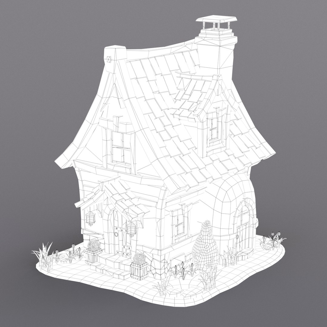 Small Cottage 07 3D Model - TurboSquid 2149172