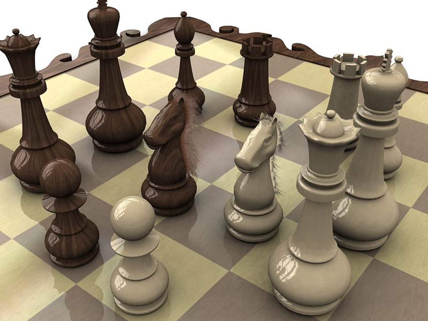 3ds Max Chess Set