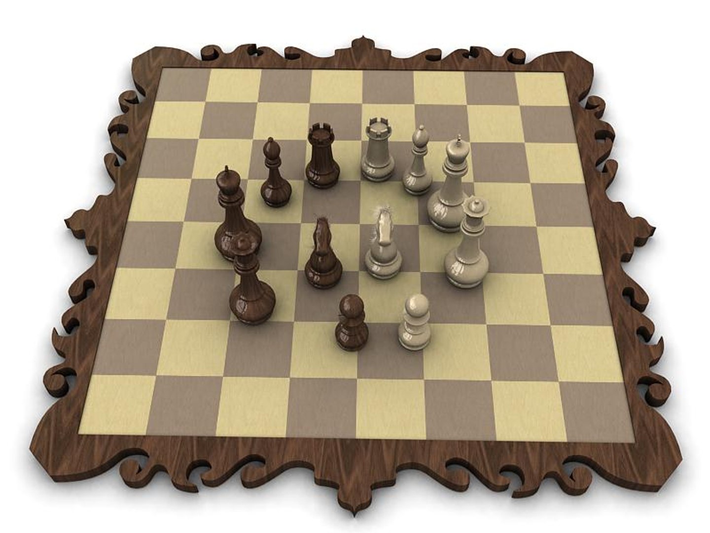 3ds Max Chess Set