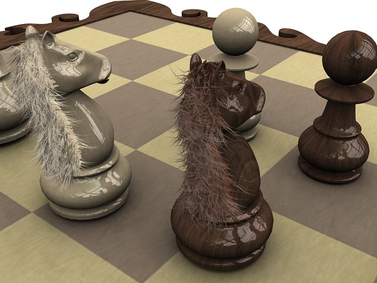 3ds Max Chess Set