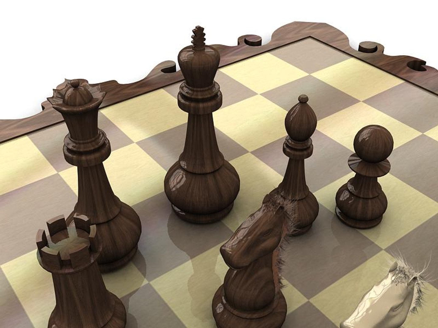 3ds Max Chess Set