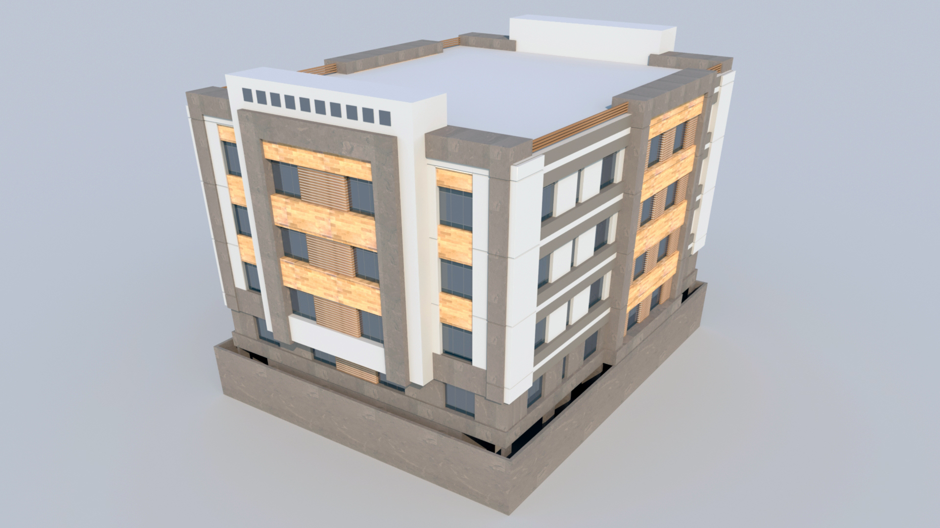 Building apartment 3D model - TurboSquid 1680519