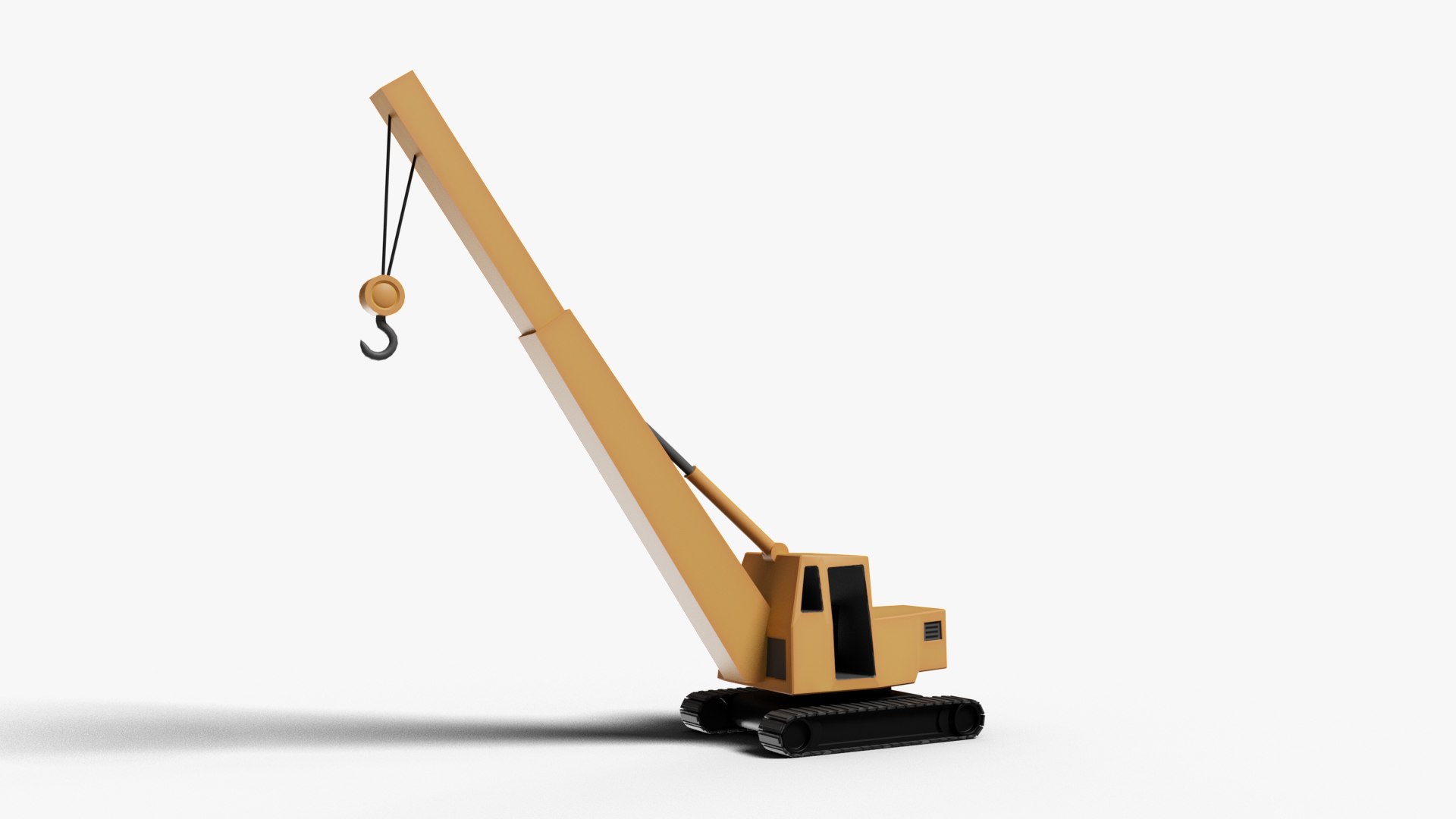 Low-poly Crain 3d Model - Cartoon Crain Low-poly Model - TurboSquid 2042215