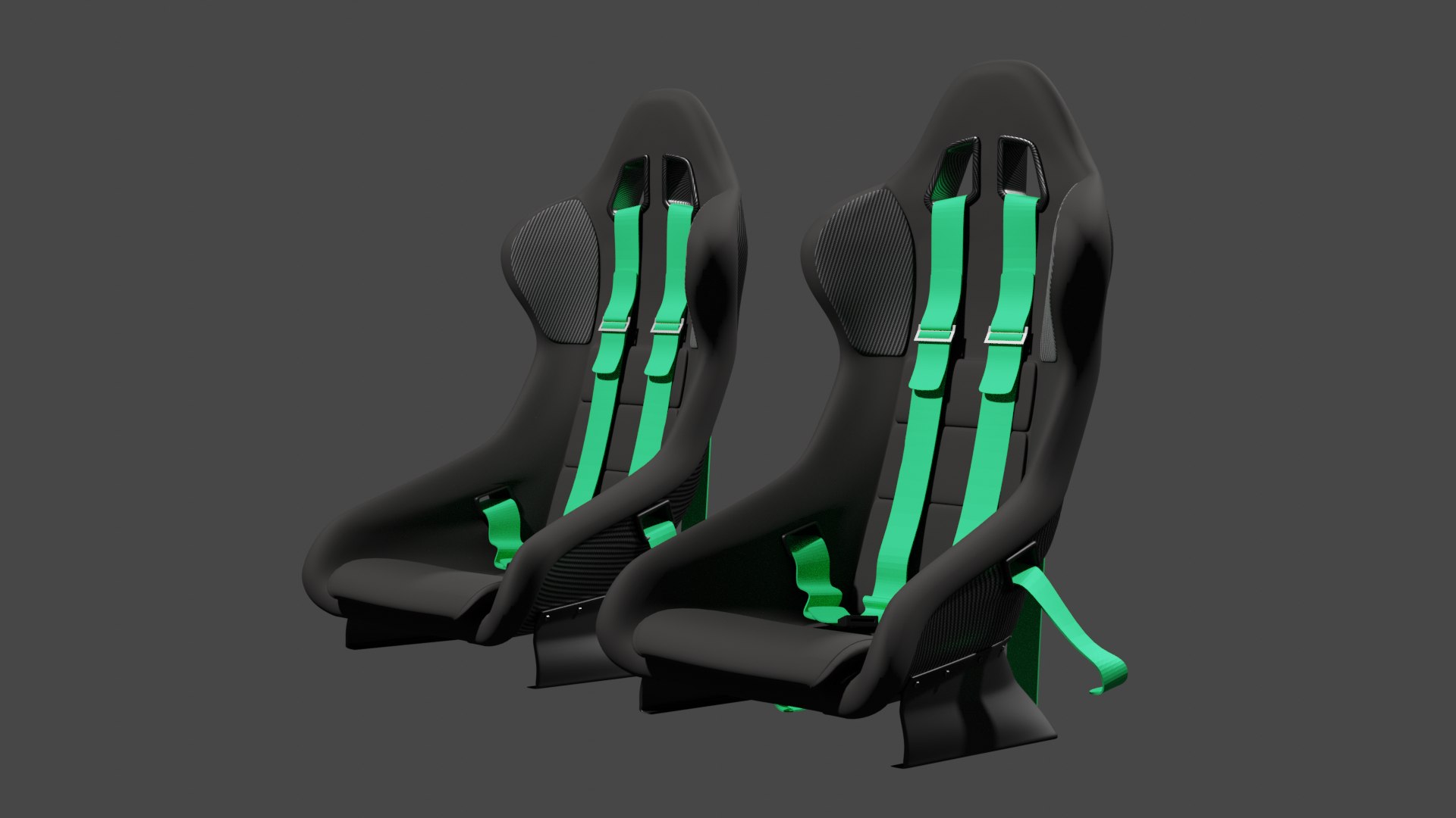 Racing Car Seat 3D Model - TurboSquid 1554613