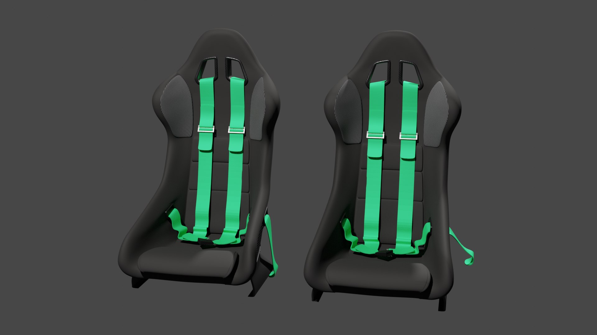Racing Car Seat 3D Model - TurboSquid 1554613