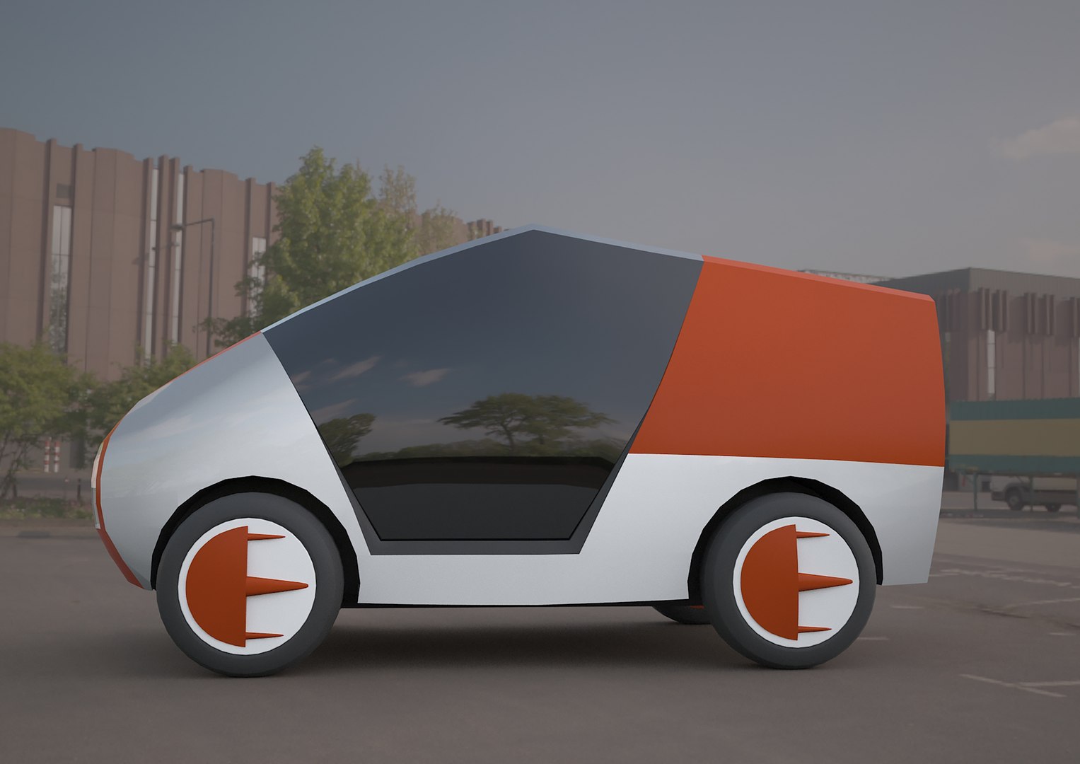 Electric Car 3D - TurboSquid 1695828