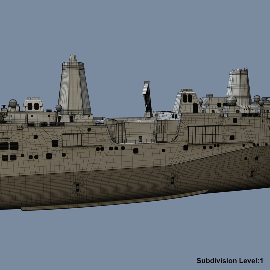 3d uss portland model