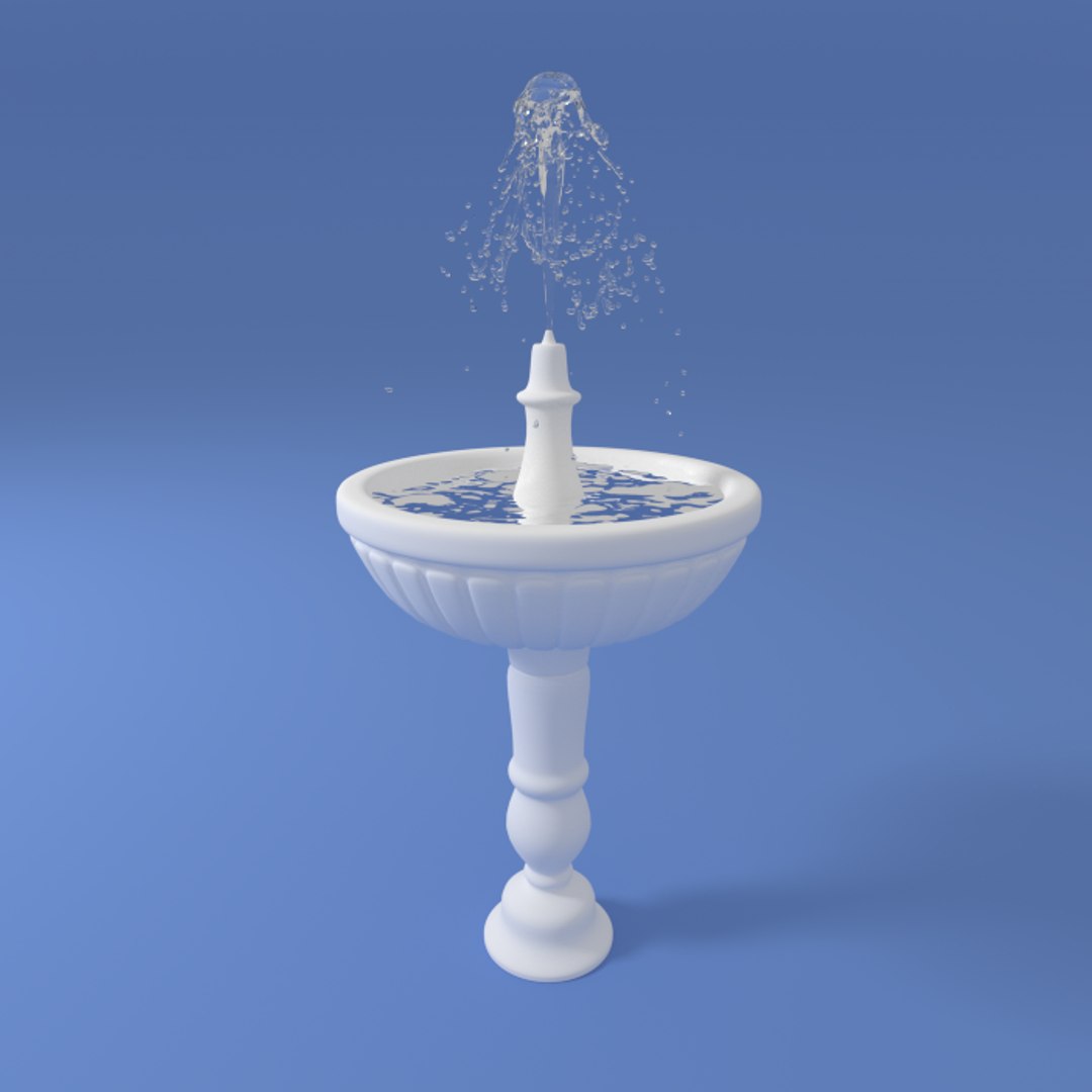 Fountain Fount Water Dxf