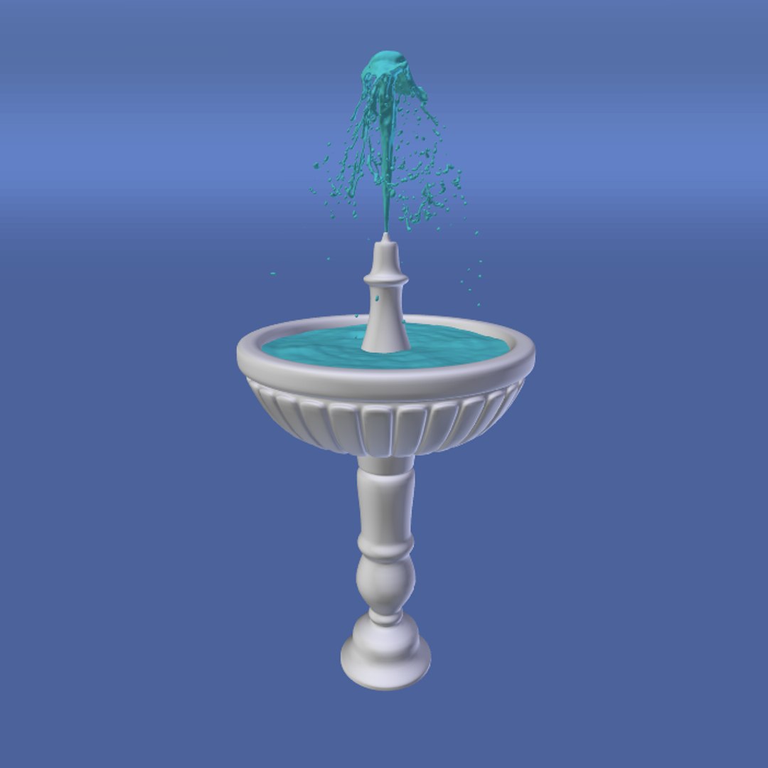 Fountain Fount Water Dxf
